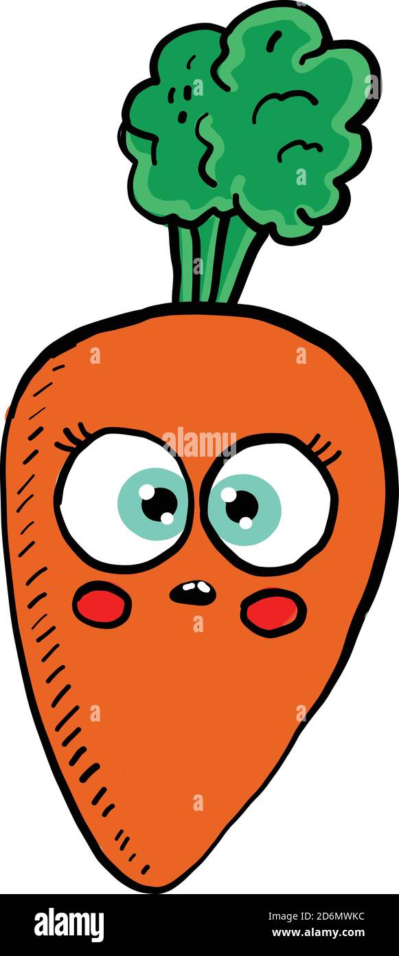 Scared vegetable Stock Vector Images - Alamy