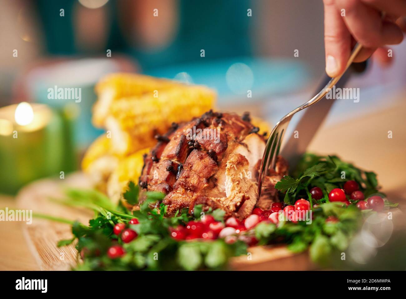 Christmas ham hi-res stock photography and images - Alamy