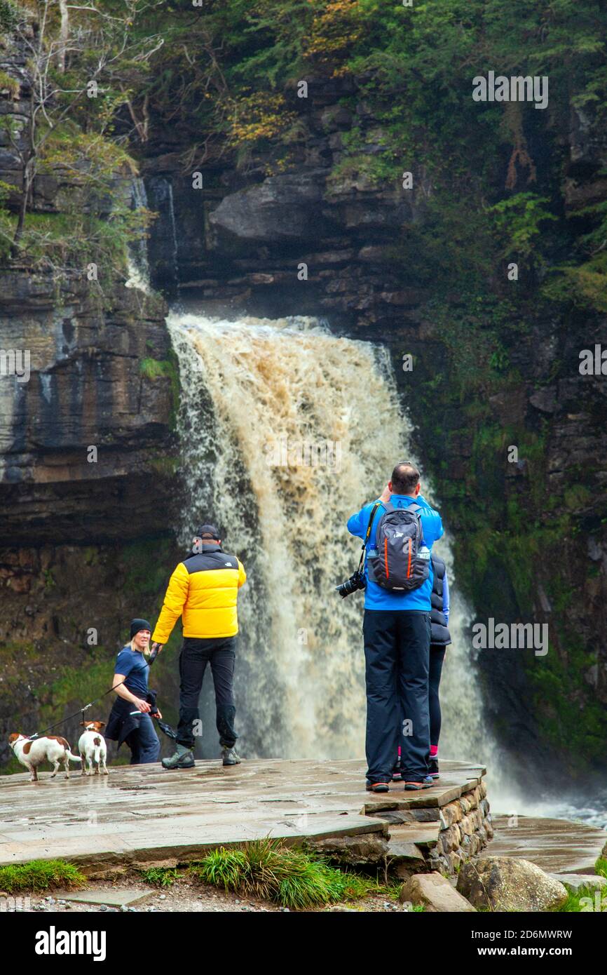 People and families enjoying the day out at the Yorkshire tourist ...