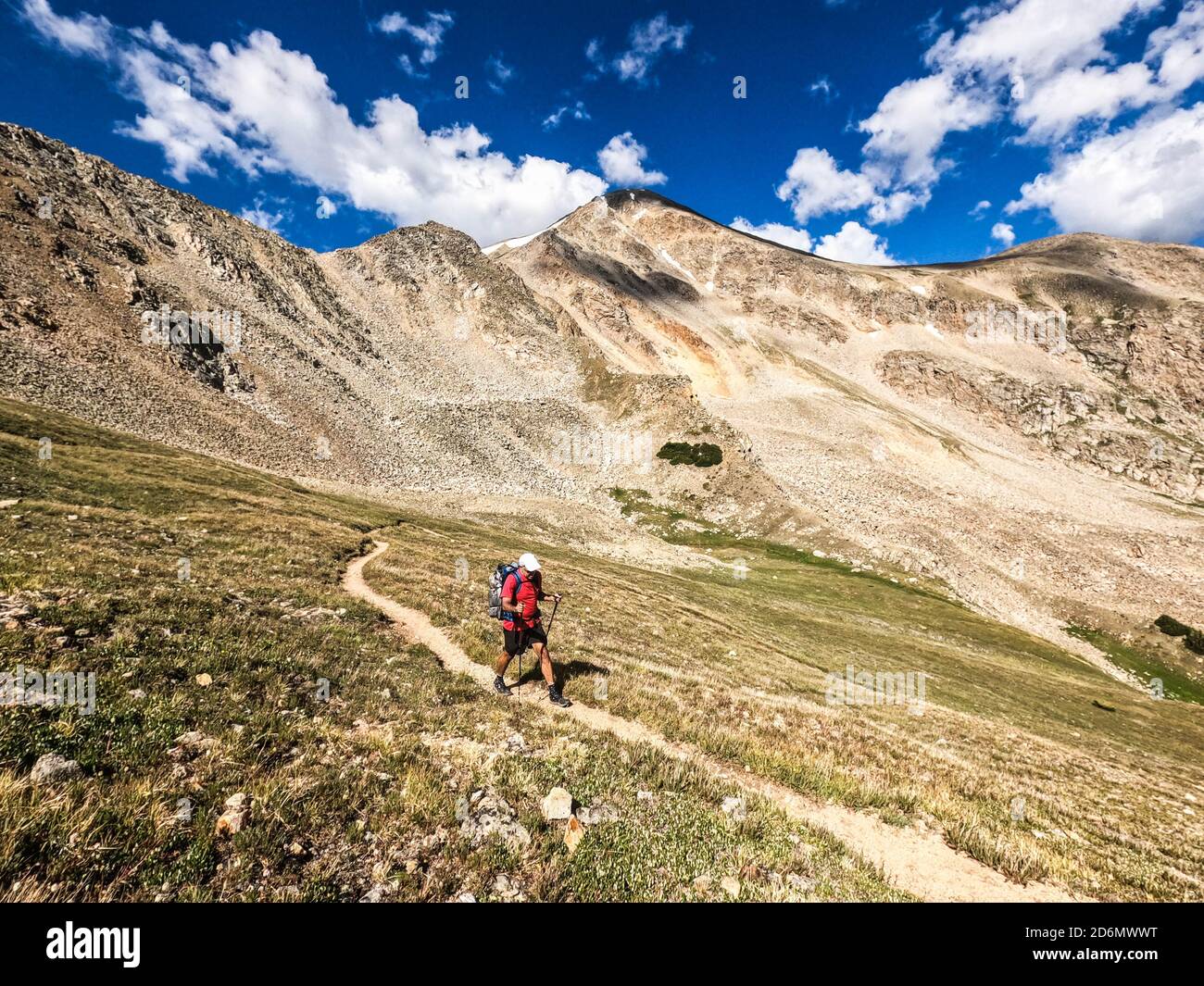 Hiking through Collegiate West on the 485 mile Colorado Trail, Colorado ...