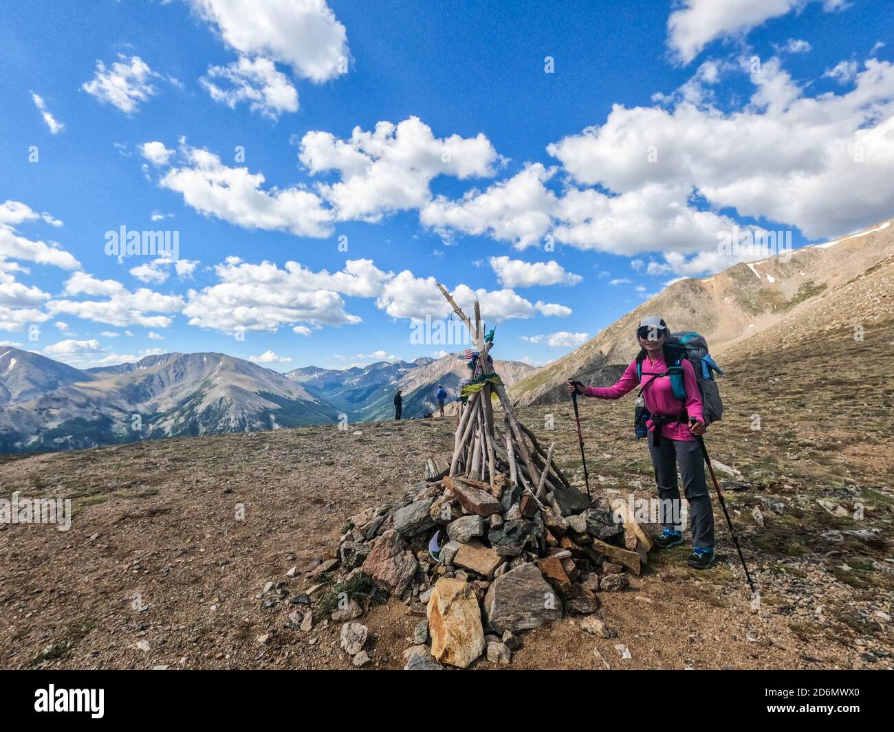 Hiking through Collegiate West on the 485 mile Colorado Trail, Colorado ...