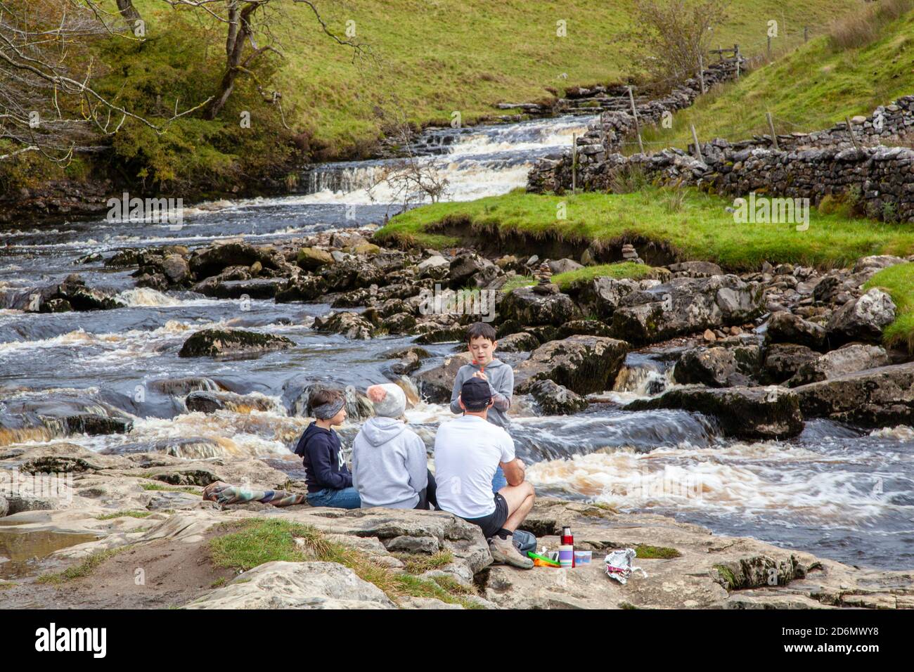 People and families enjoying the day out at the Yorkshire tourist ...