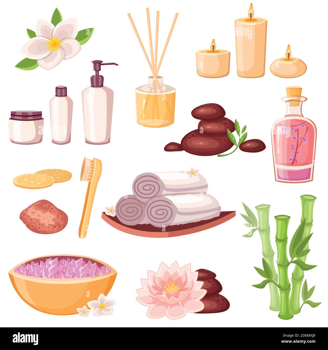 Spa scrub salt Stock Vector Images - Alamy