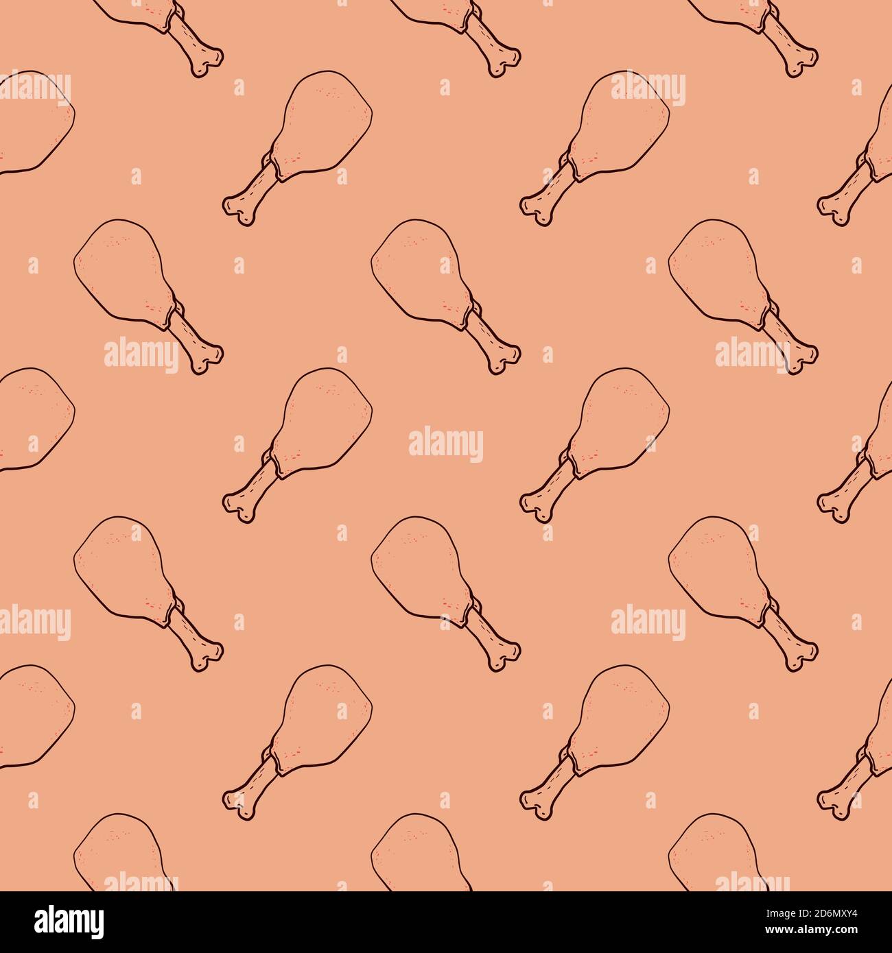 Seamless pattern fried chicken hi-res stock photography and images - Alamy