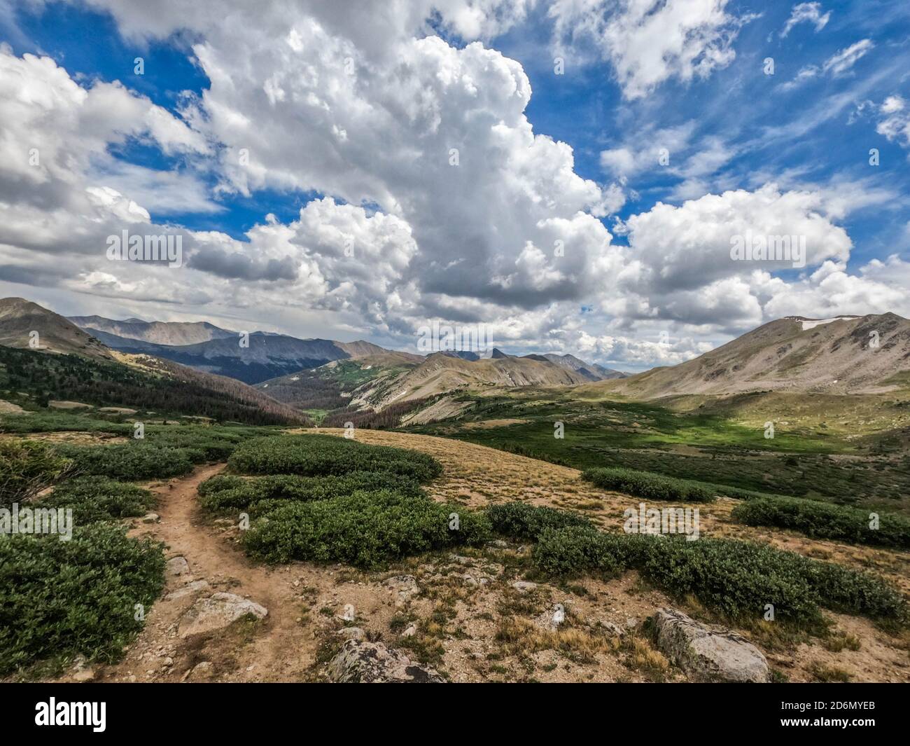 Beautiful sceneries along the 485 mile, Colorado Trail, Colorado Stock ...