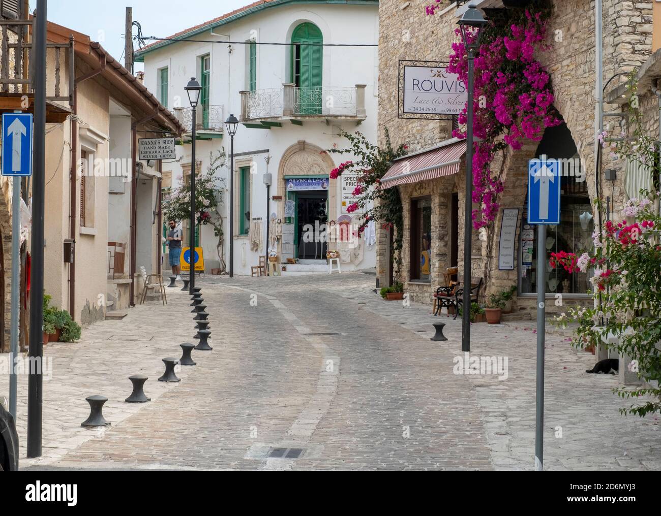 Pano Lefkara, Cyprus Stock Photo - Alamy