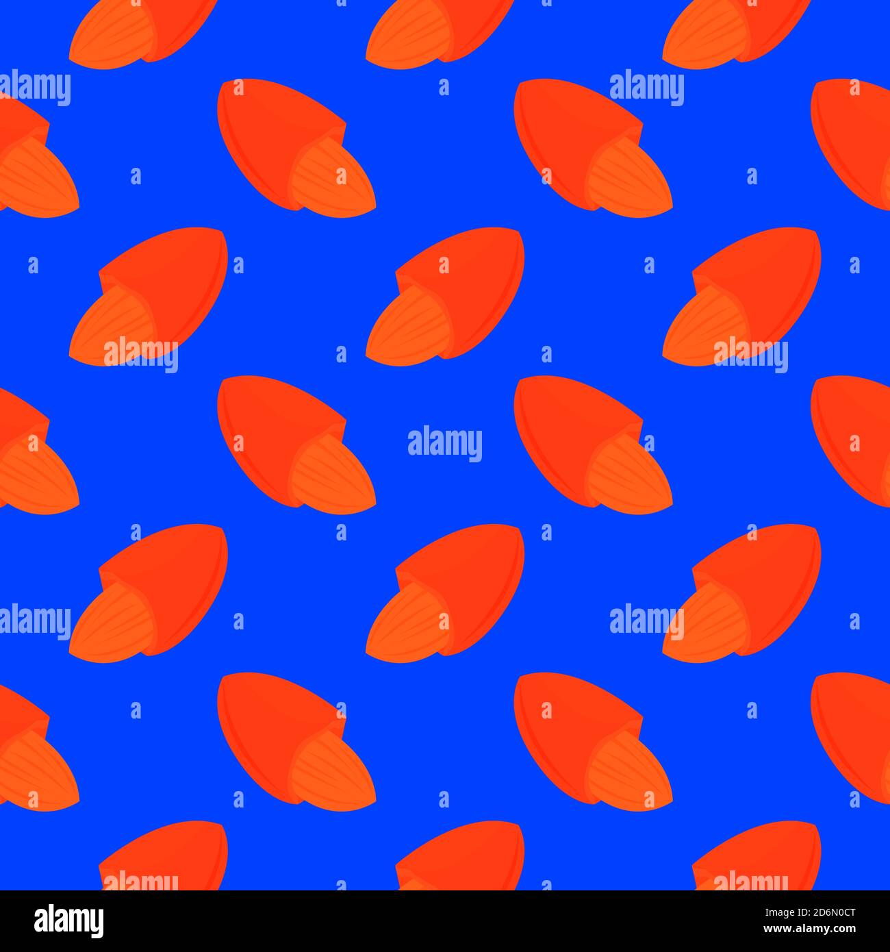 White background with almonds Stock Vector Images - Alamy