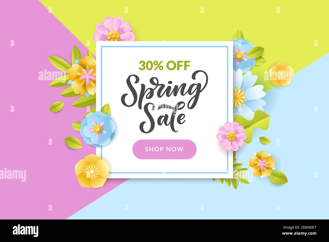 Flower template background hi-res stock photography and images - Alamy