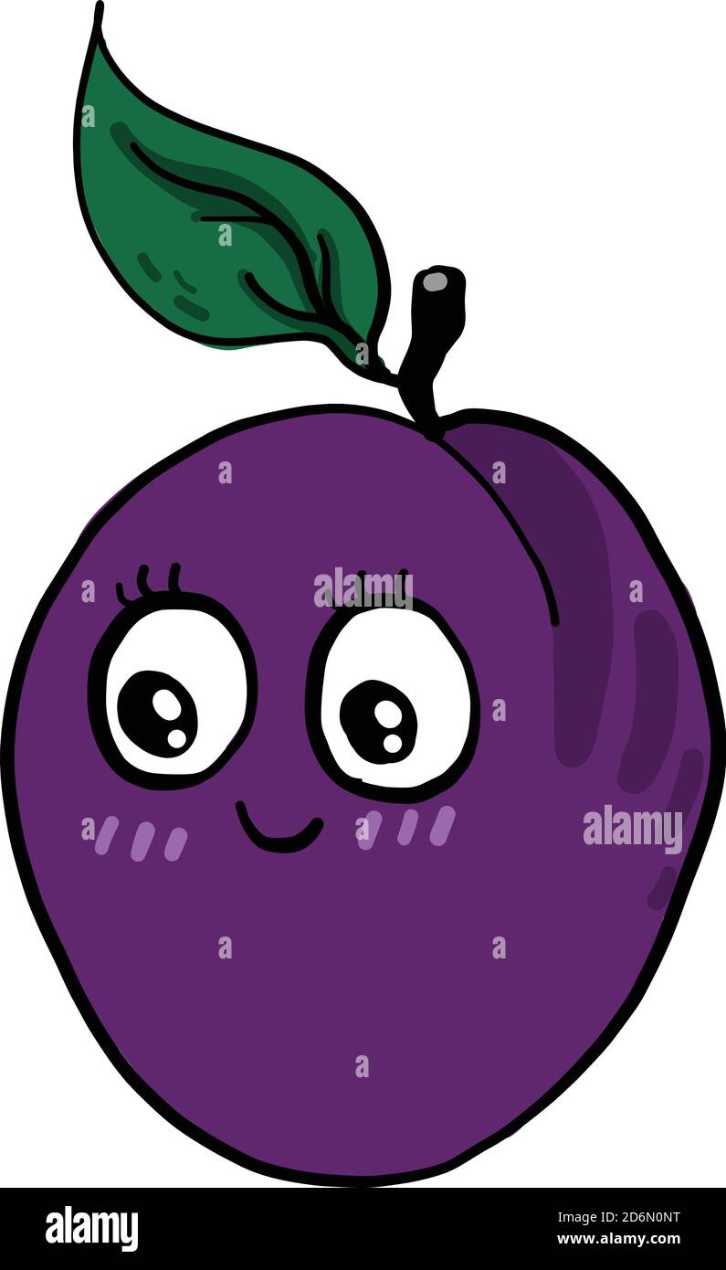 Little Plum Stock Vector Images - Alamy