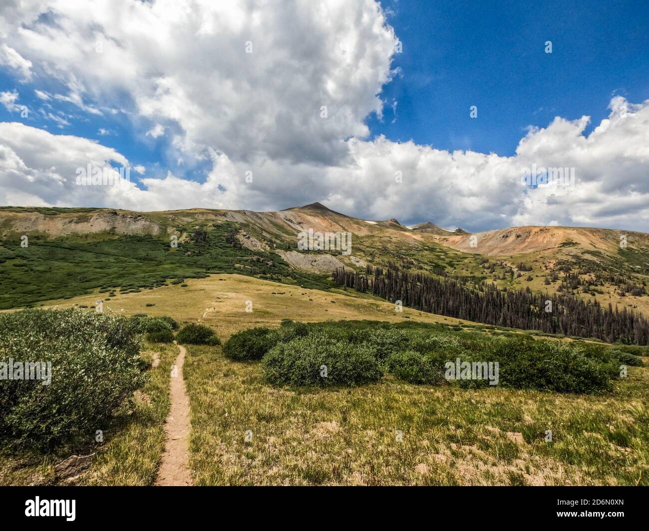 Beautiful sceneries along the 485 mile, Colorado Trail, Colorado Stock ...