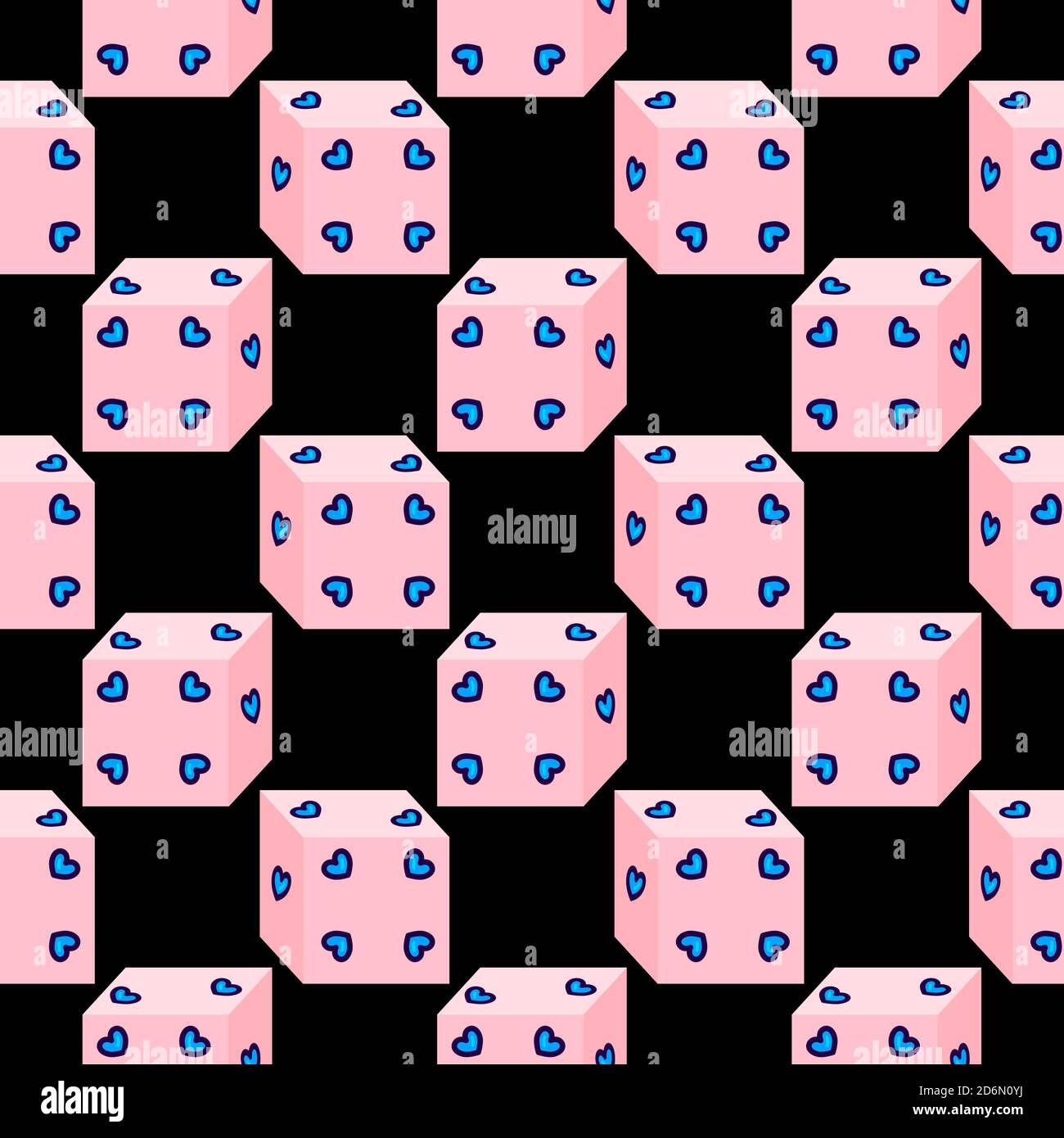 Seamless pattern spades clubs Stock Vector Images - Alamy