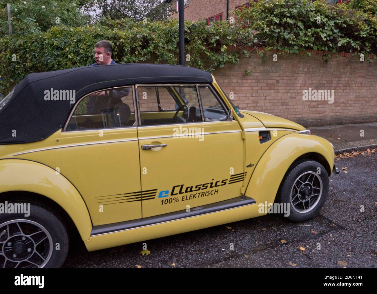 Classic Volkswagen VW Beetle with adapted electric engine in London ...