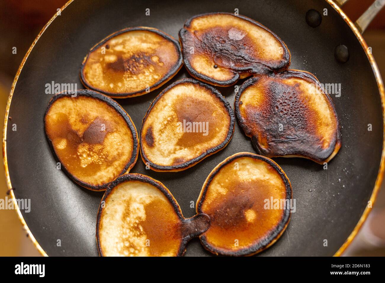 Burnt pancake hi-res stock photography and images - Alamy