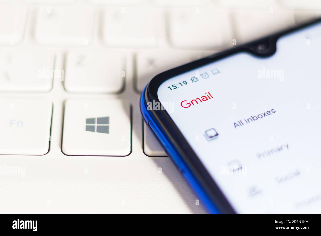 Brazil. 16th Oct, 2020. In this photo illustration the Gmail (email ...