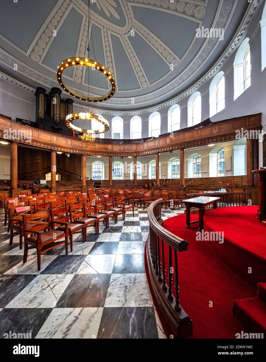 Interior views of All Saints Church, Newcastle upon Tyne, England ...