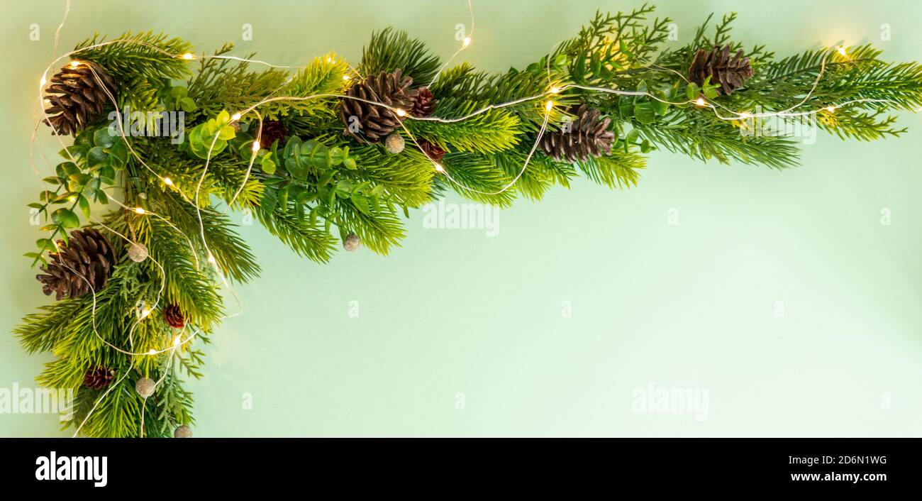 Christmas tree corner decoration hi-res stock photography and images ...