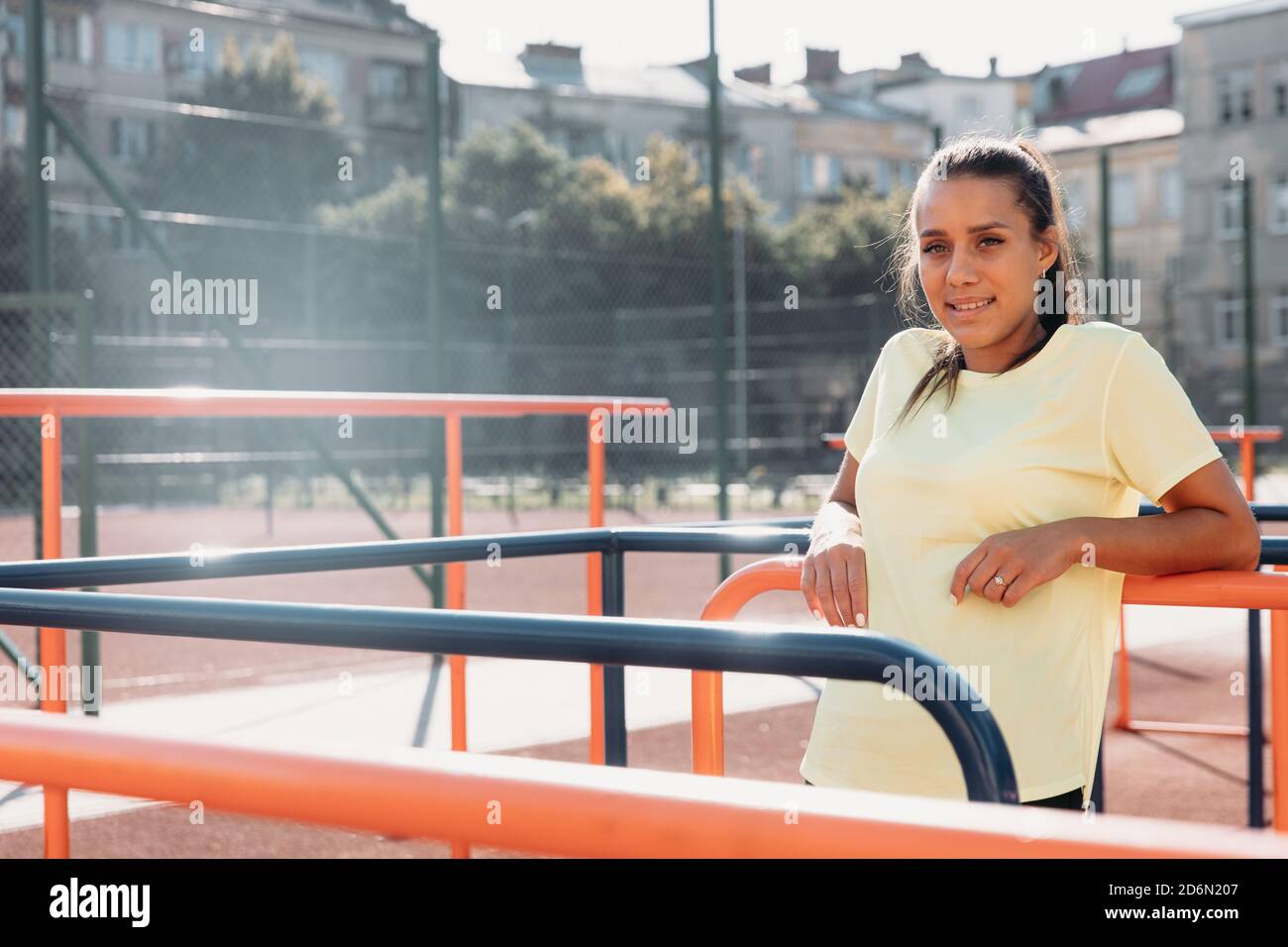 Female runner workout training hi-res stock photography and images - Alamy
