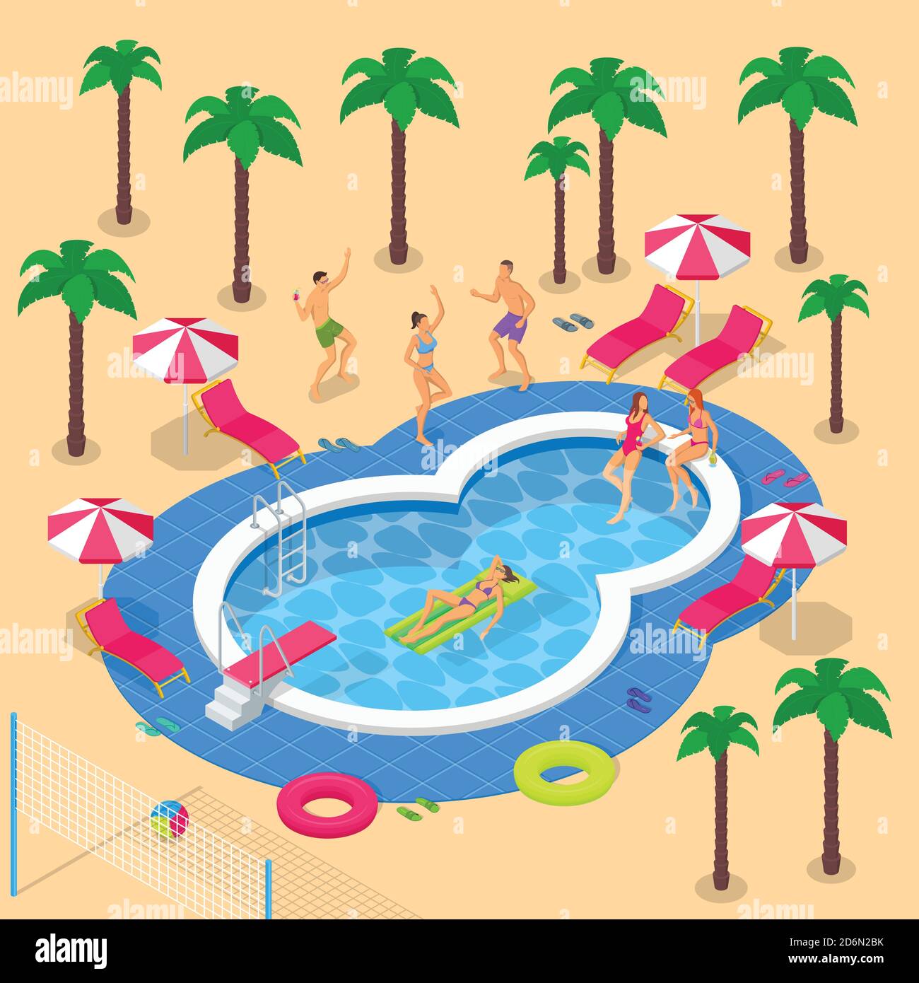 Swimming Pool Vector