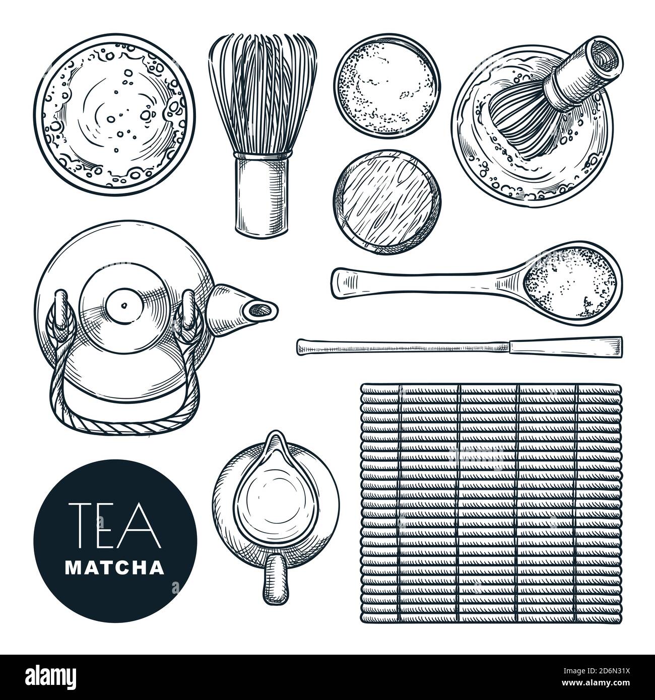 Japanese traditional tea ceremony Cut Out Stock Images & Pictures - Alamy