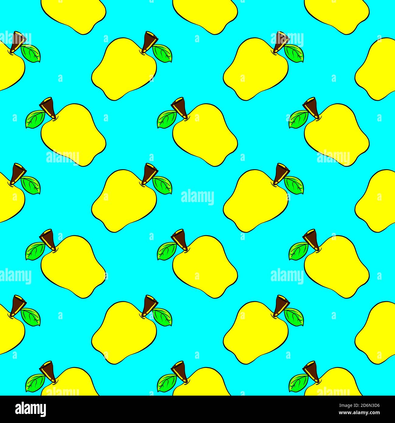 Apple pattern vector seamless hi-res stock photography and images - Alamy
