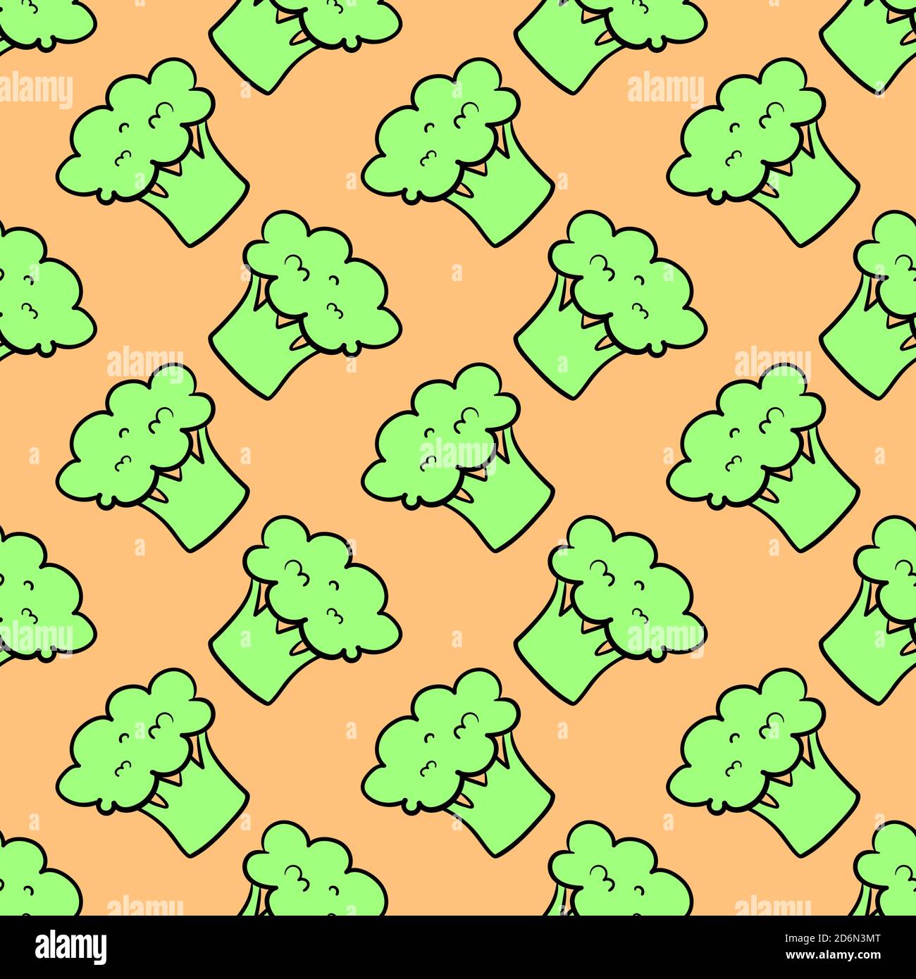 Orange broccoli Stock Vector Images - Alamy