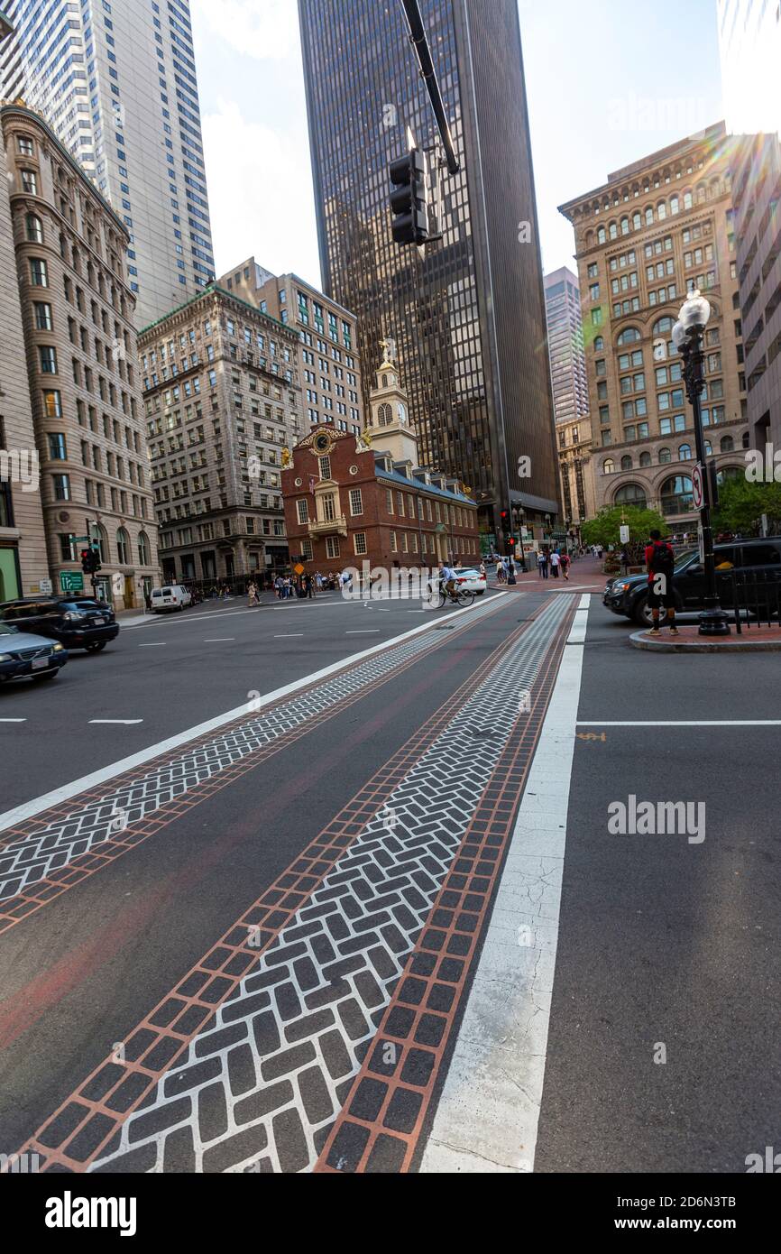 Old State House, State st, Downtown Boston,Financial District, Boston ...