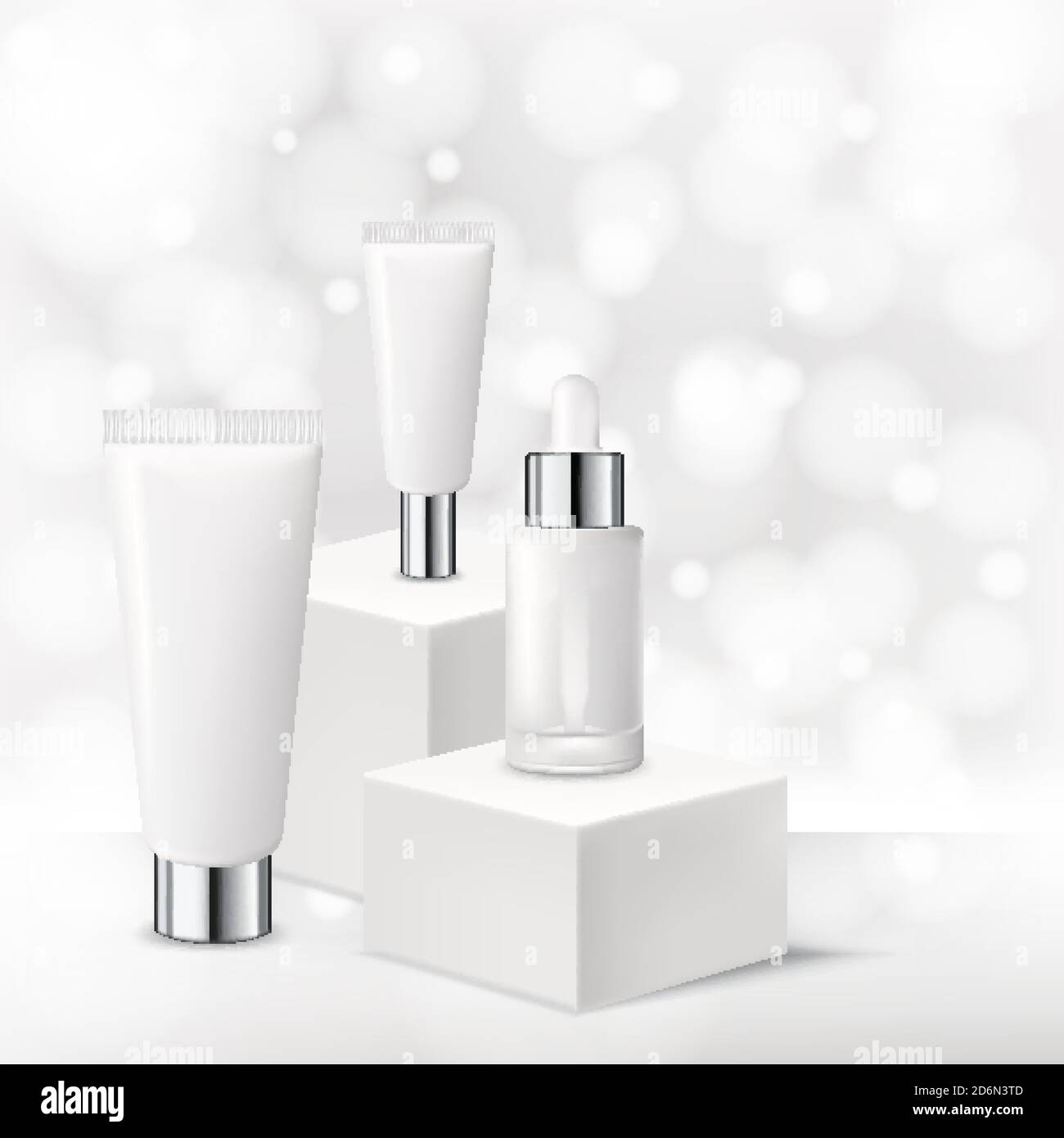 Beauty product tube mockup Stock Vector Images - Alamy