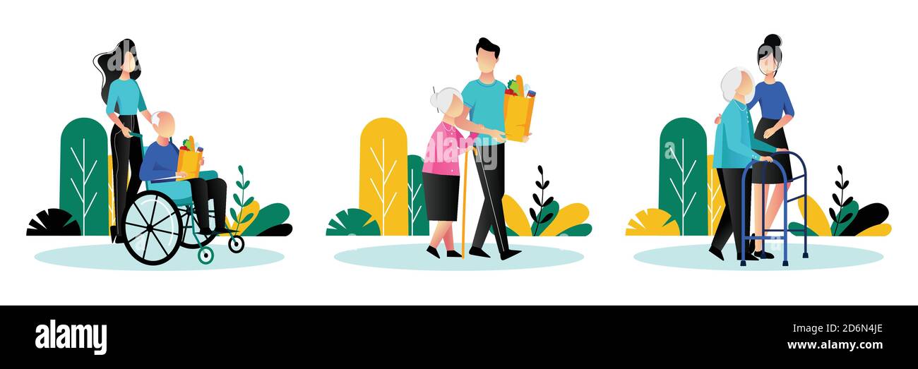 Caring For Others Cartoon