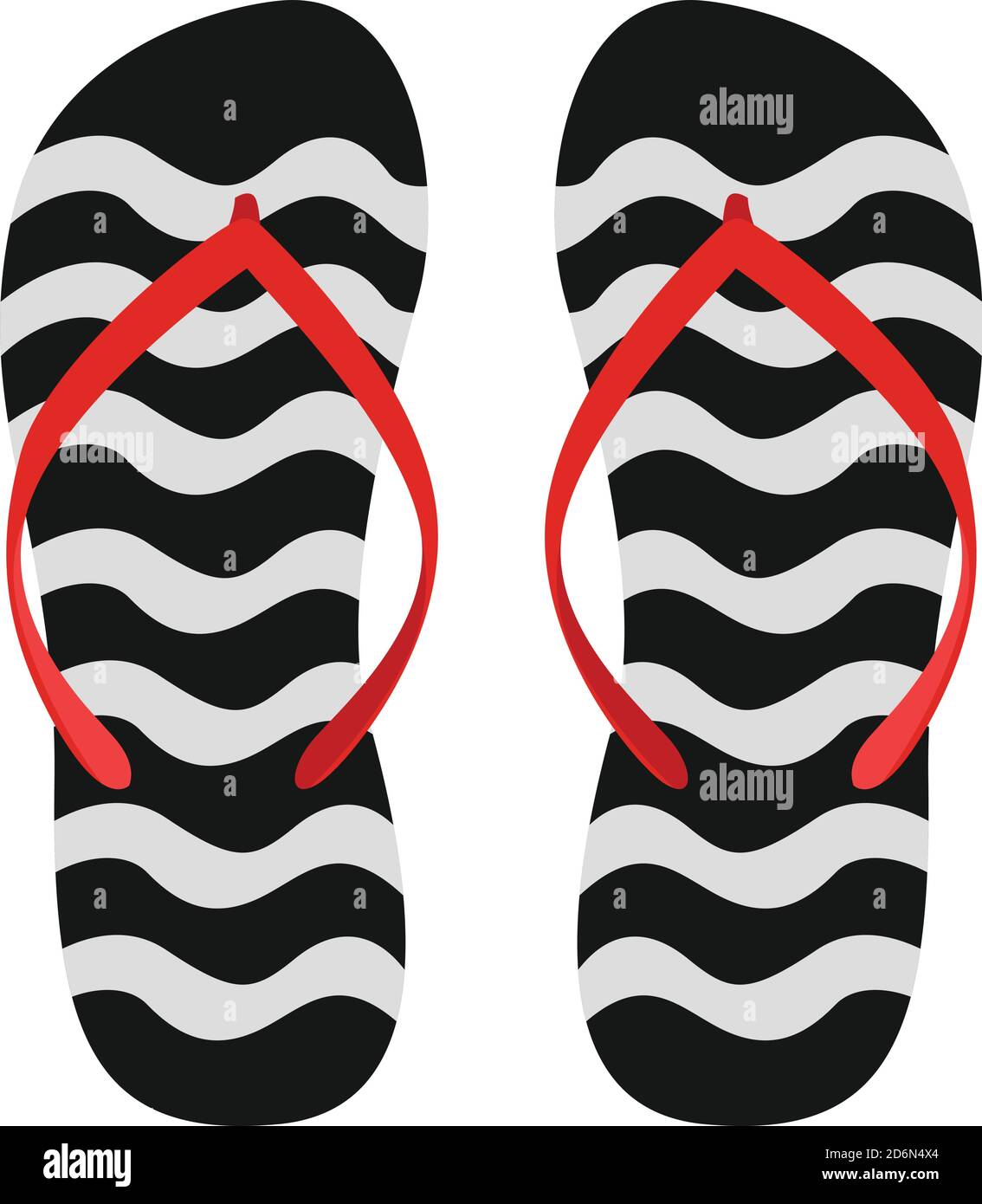 Flip flops shoes Stock Vector Images - Alamy