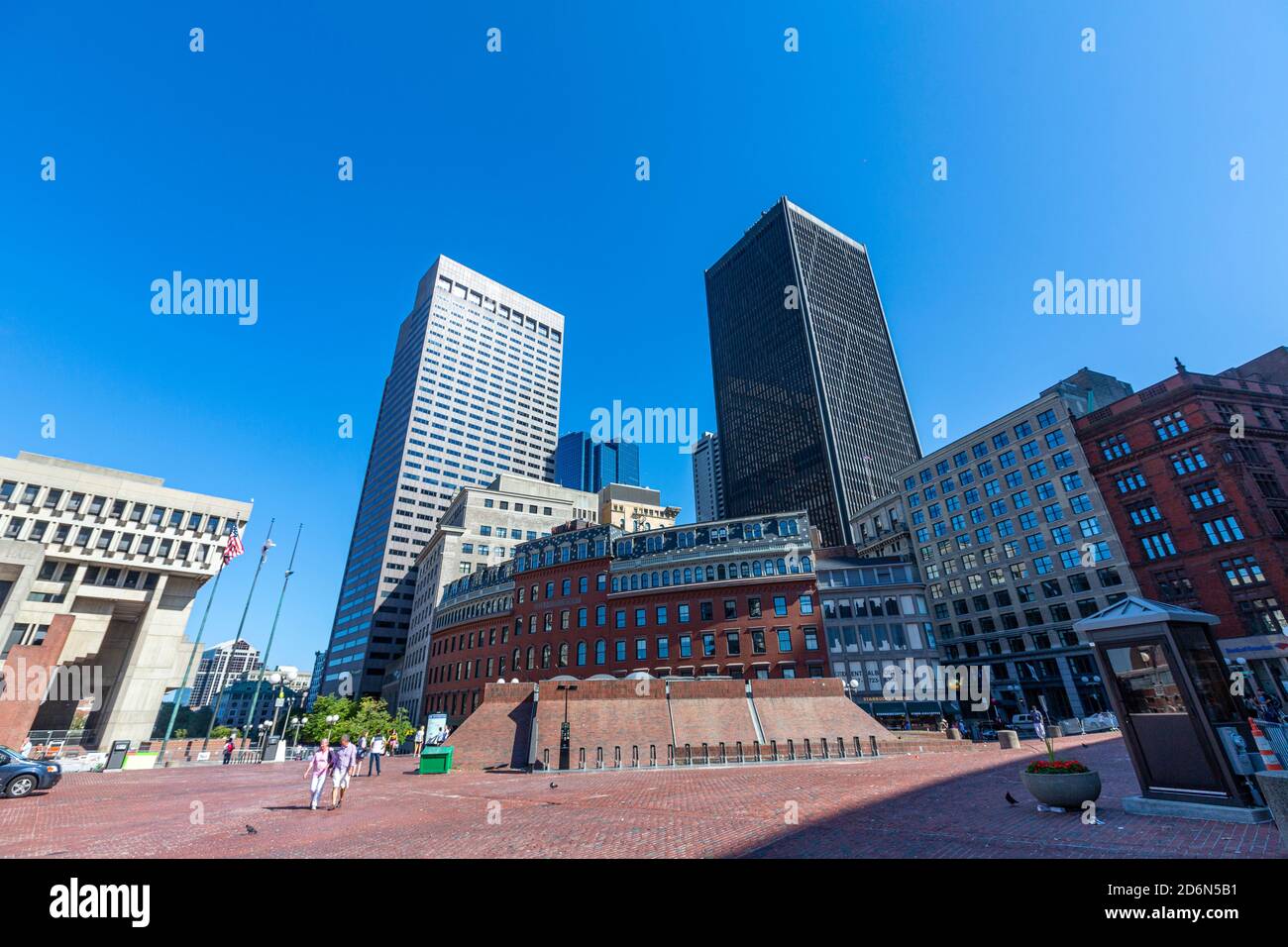 Boston city hall hi-res stock photography and images - Alamy