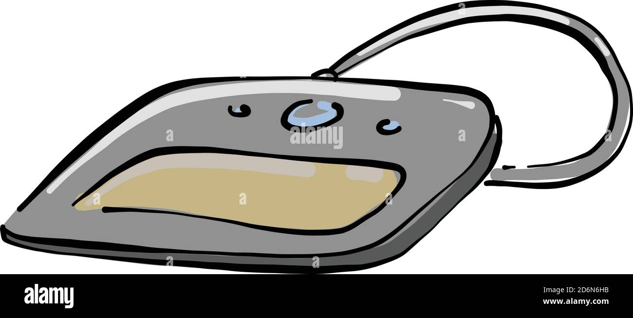 Graphic tablet, illustration, vector on white background Stock Vector ...