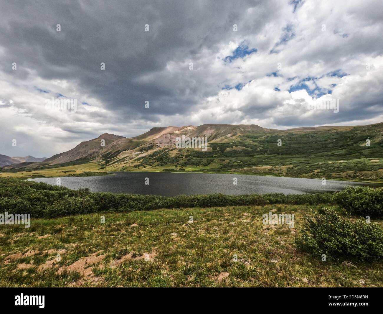 View of the Cataract Lake on the 485 mile Colorado Trail, near Lake ...