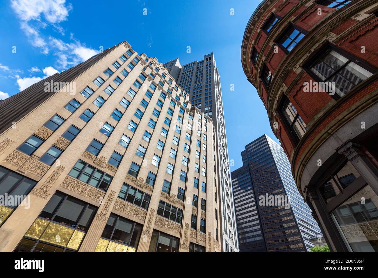 Devonshire St, Financial District, Boston, Massachusetts, USA Stock ...