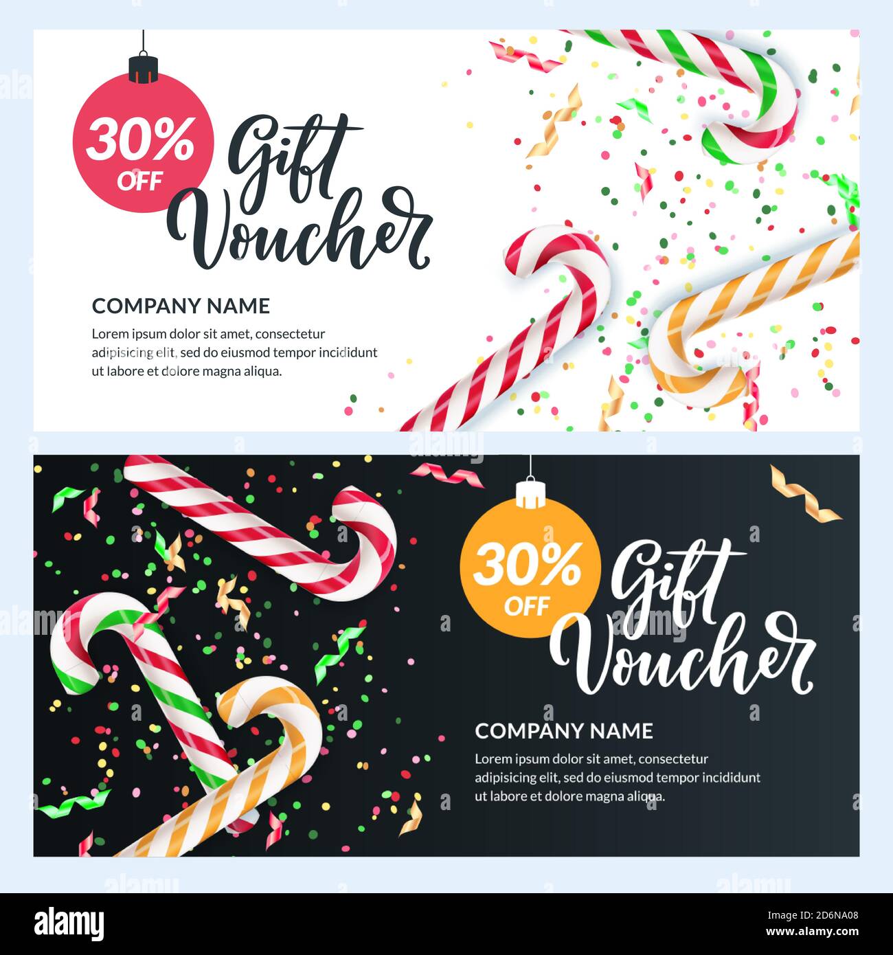 Vouchers Designs Illustration Of A Vector Template For Gift Vouchers