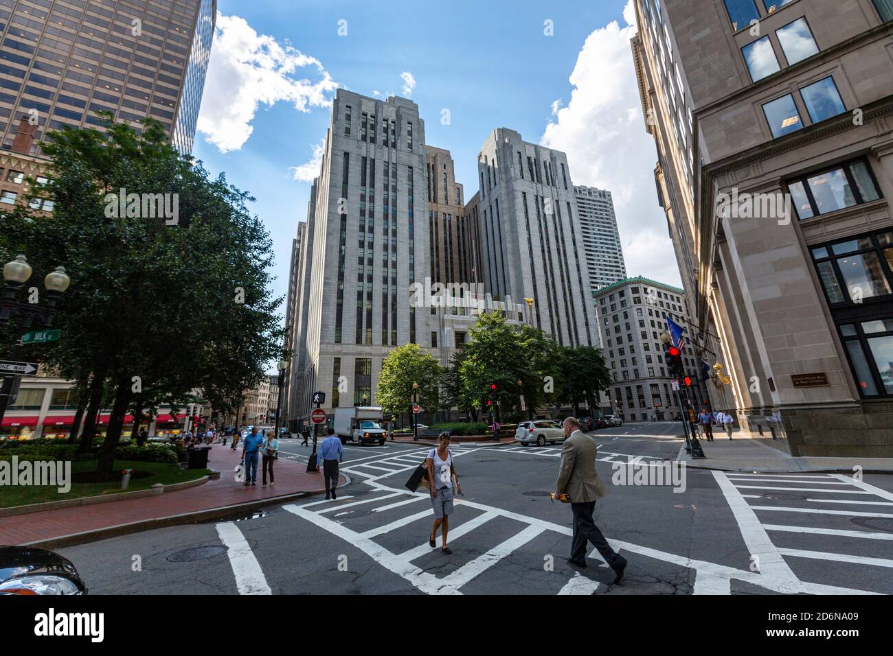 Post Office Square, Financial District, Boston, Massachusetts, USA ...