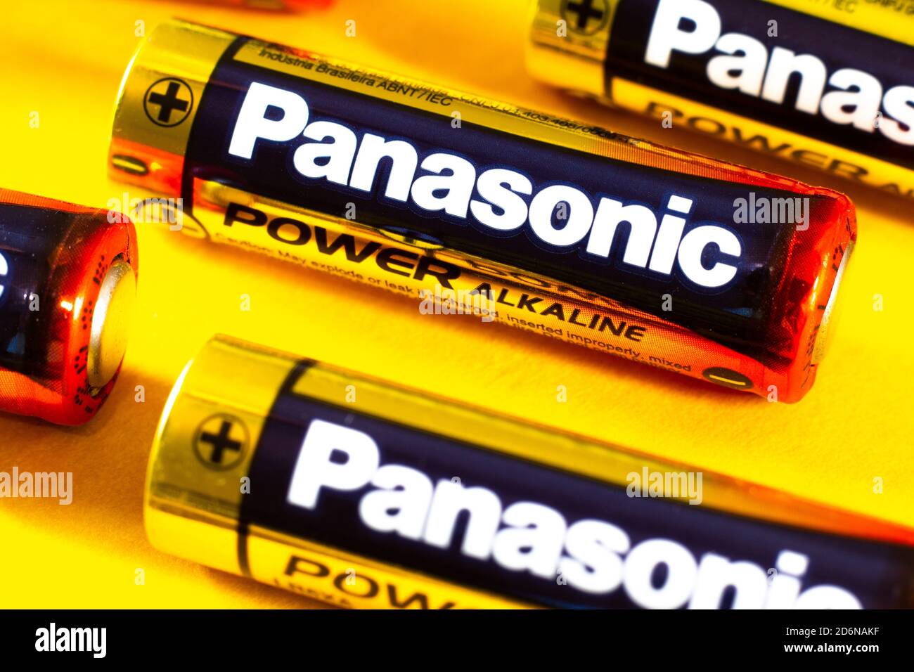 Brazil. 10th Oct, 2020. In this photo illustration several alkaline ...