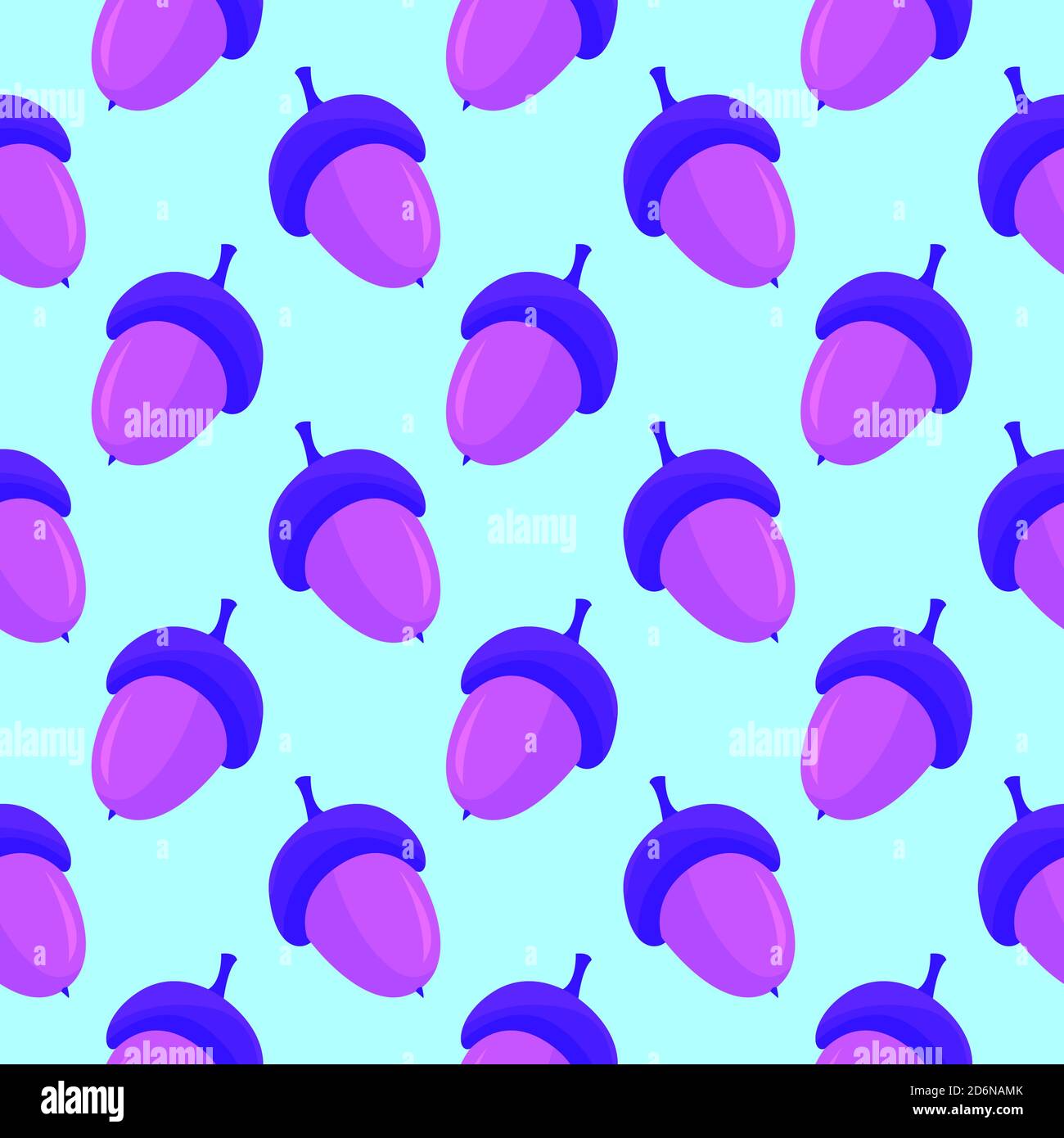 Orange acorn on oak Stock Vector Images - Alamy