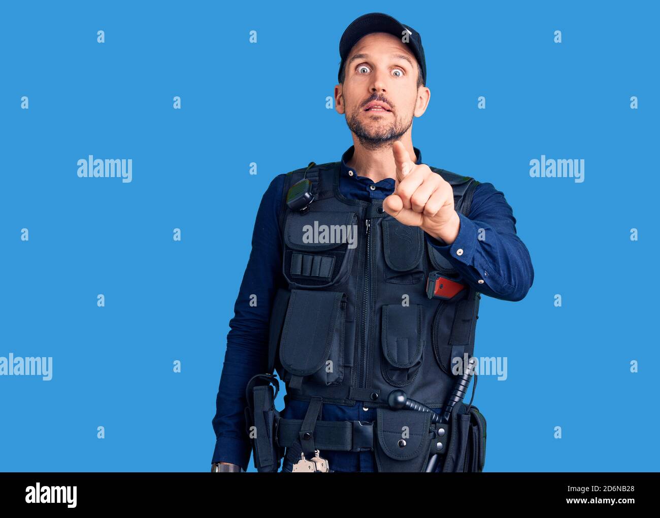 Frustrated police officer hi-res stock photography and images - Alamy