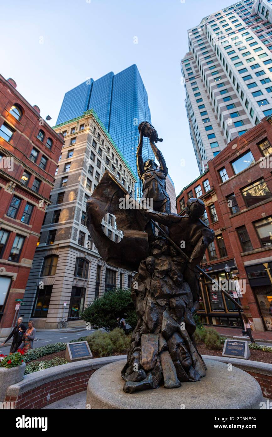 1956 Hungarian Uprising Monument, Liberty Square, Boston, Massachusetts ...
