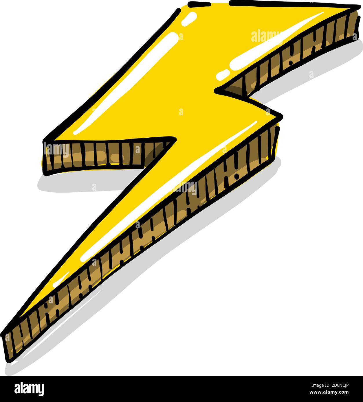 Abstract lightning bolt Cut Out Stock Images & Pictures - Alamy