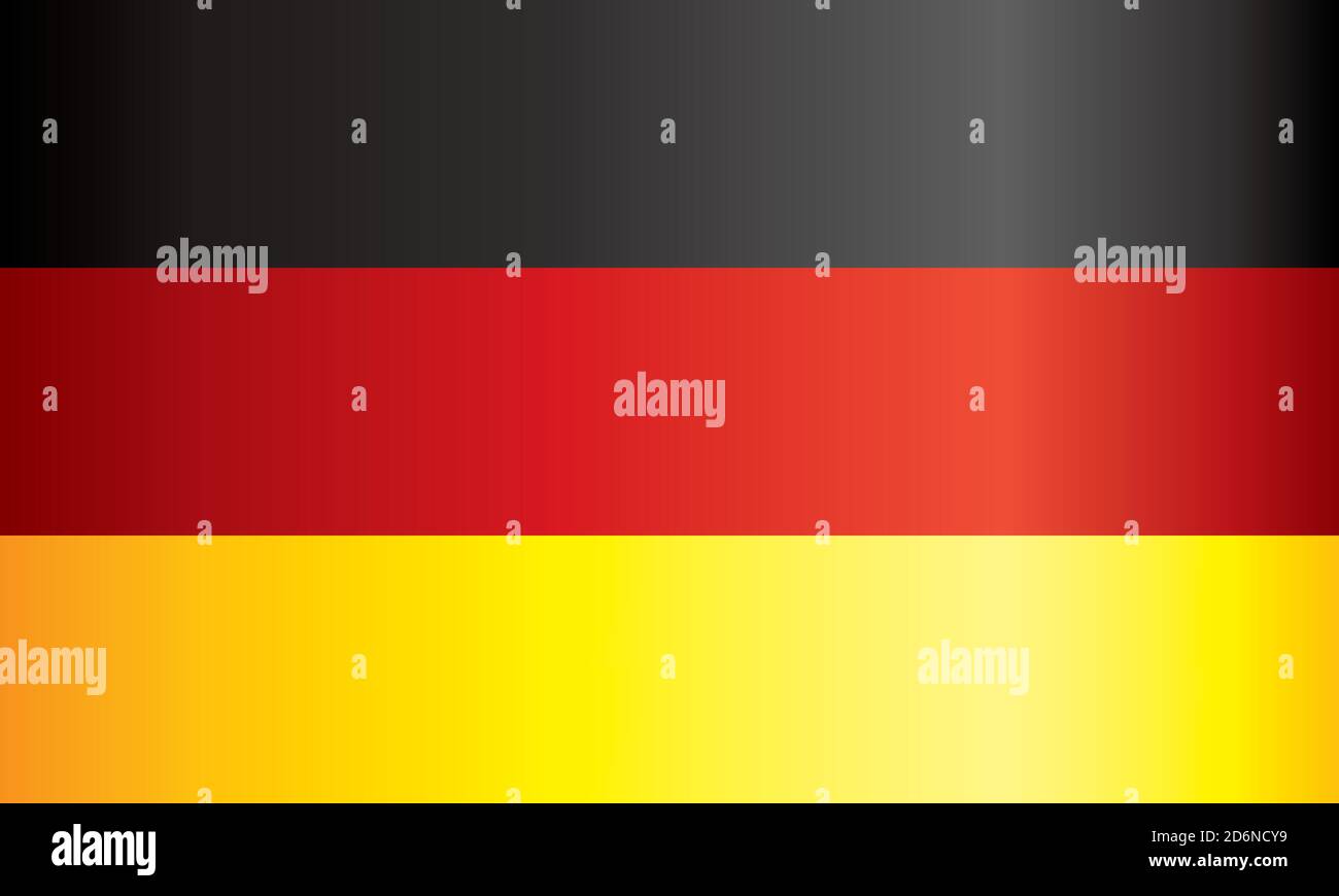 Flag of Germany, Federal Republic of Germany. Bright, colorful vector ...