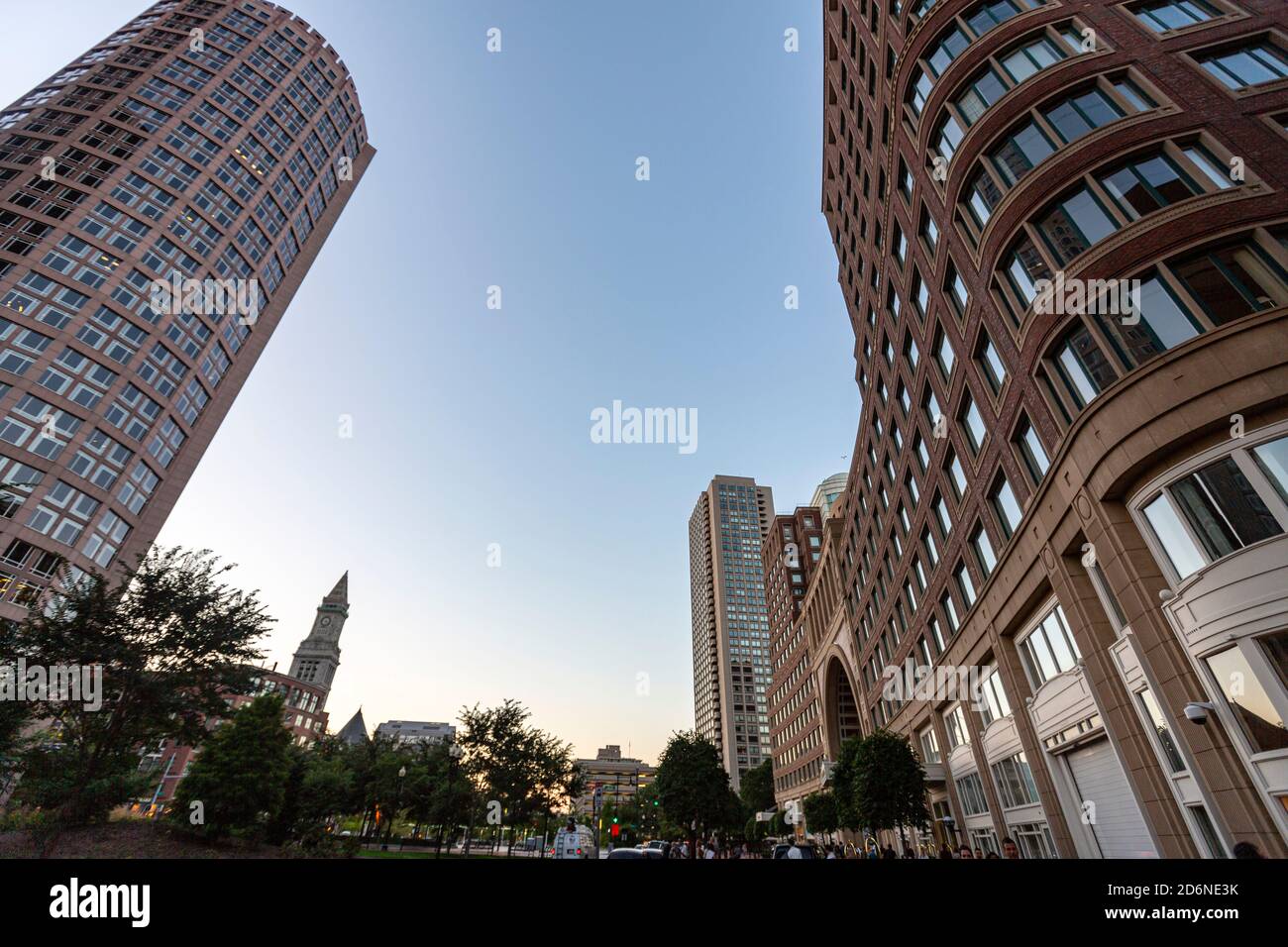 Rose Kennedy Greenway, Atlantic Ave, Boston, Massachusetts, USA Stock ...