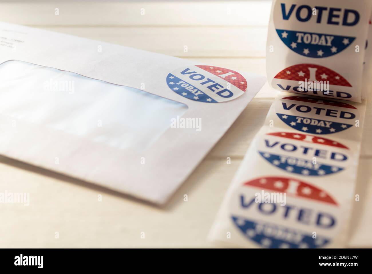 Vote by Mail Ballot envelope for presidential election and I voted ...