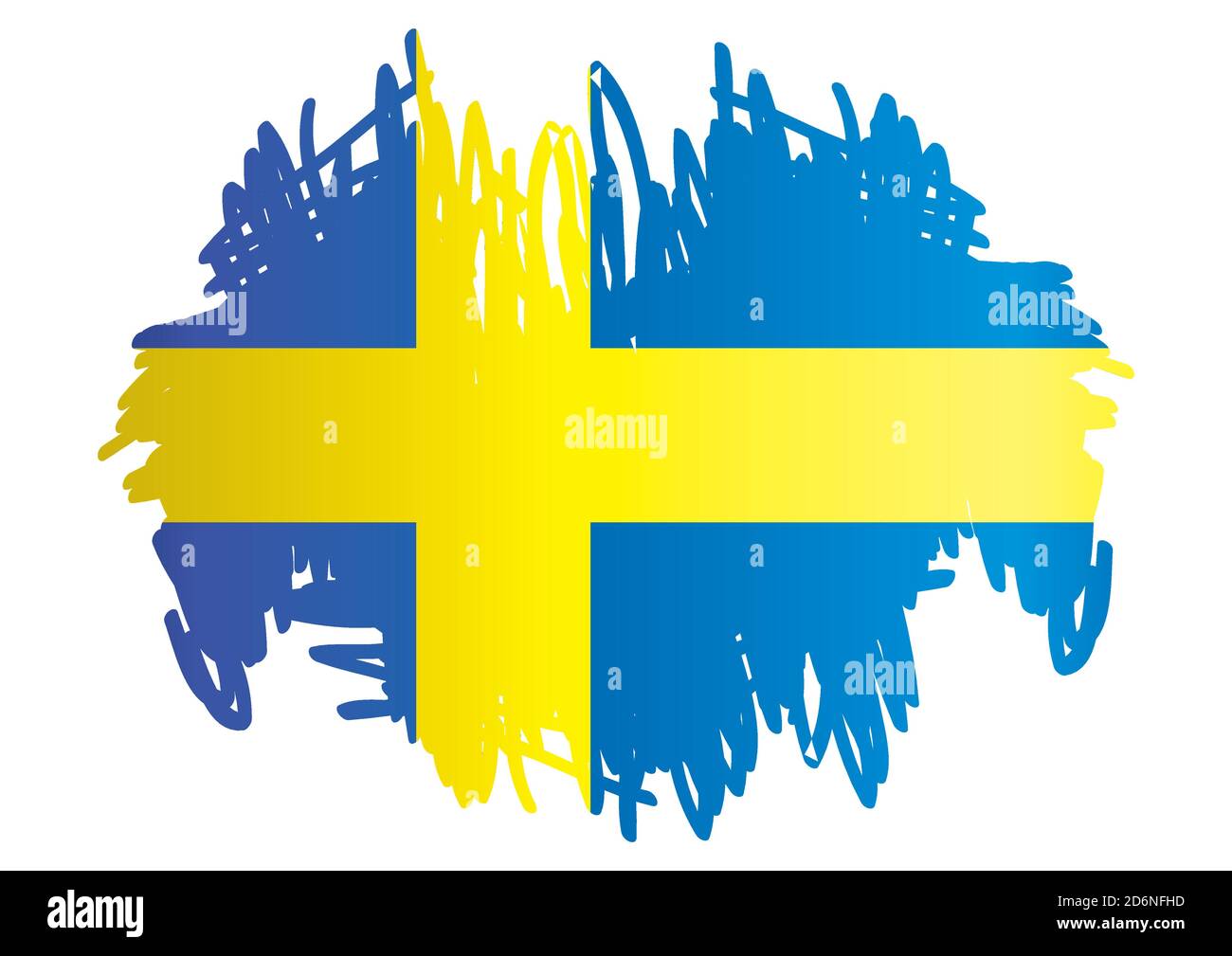 Swedish swede flag map hi-res stock photography and images - Alamy