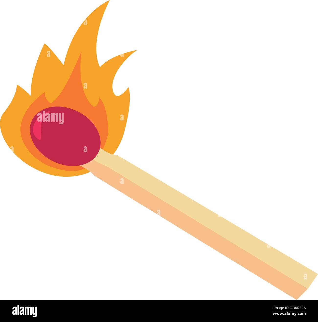 Matchbox isolated on white Stock Vector Images - Alamy