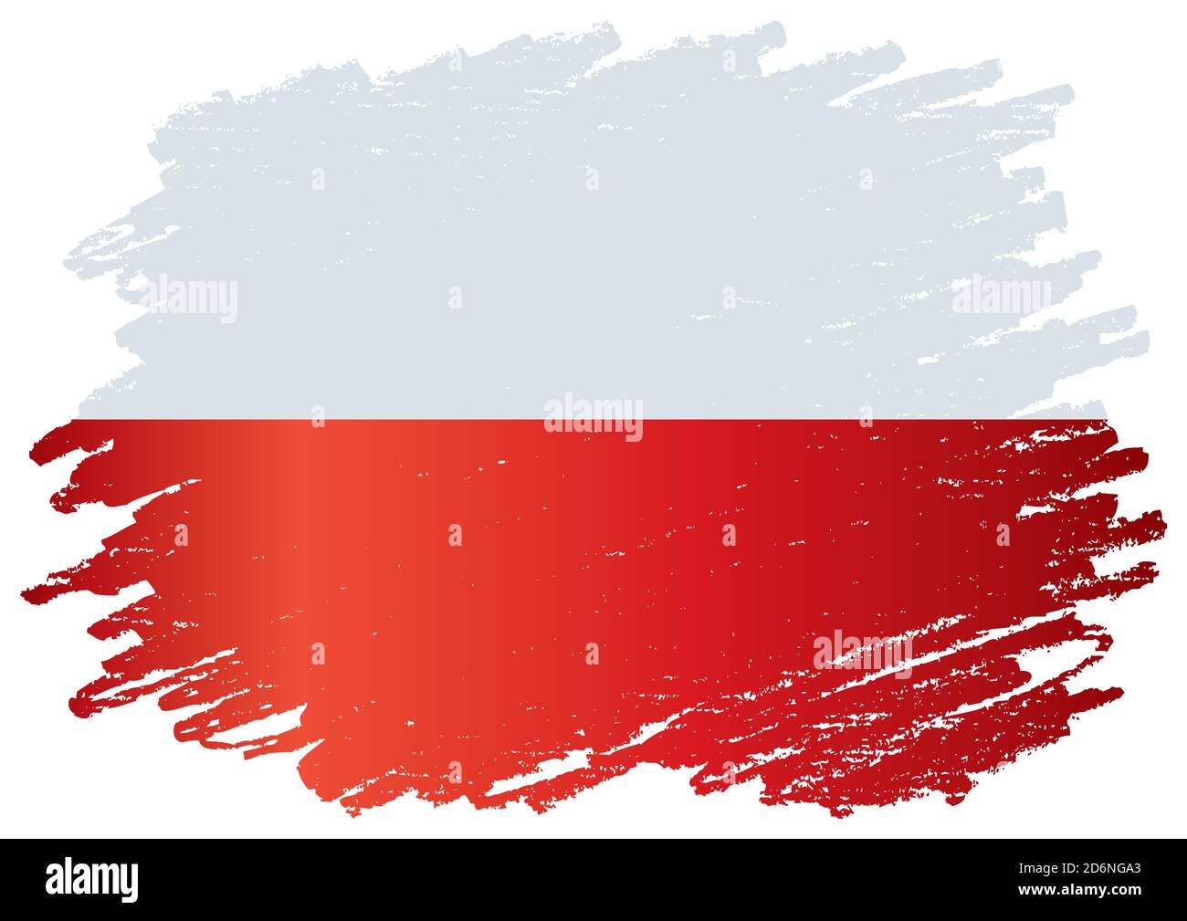 Flag of Poland, Polish flag, Bright, colorful vector illustration Stock ...