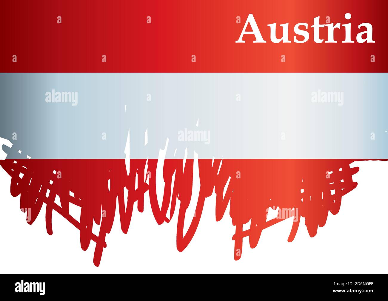 Flag of Austria, Republic of Austria. Template for award design, an ...