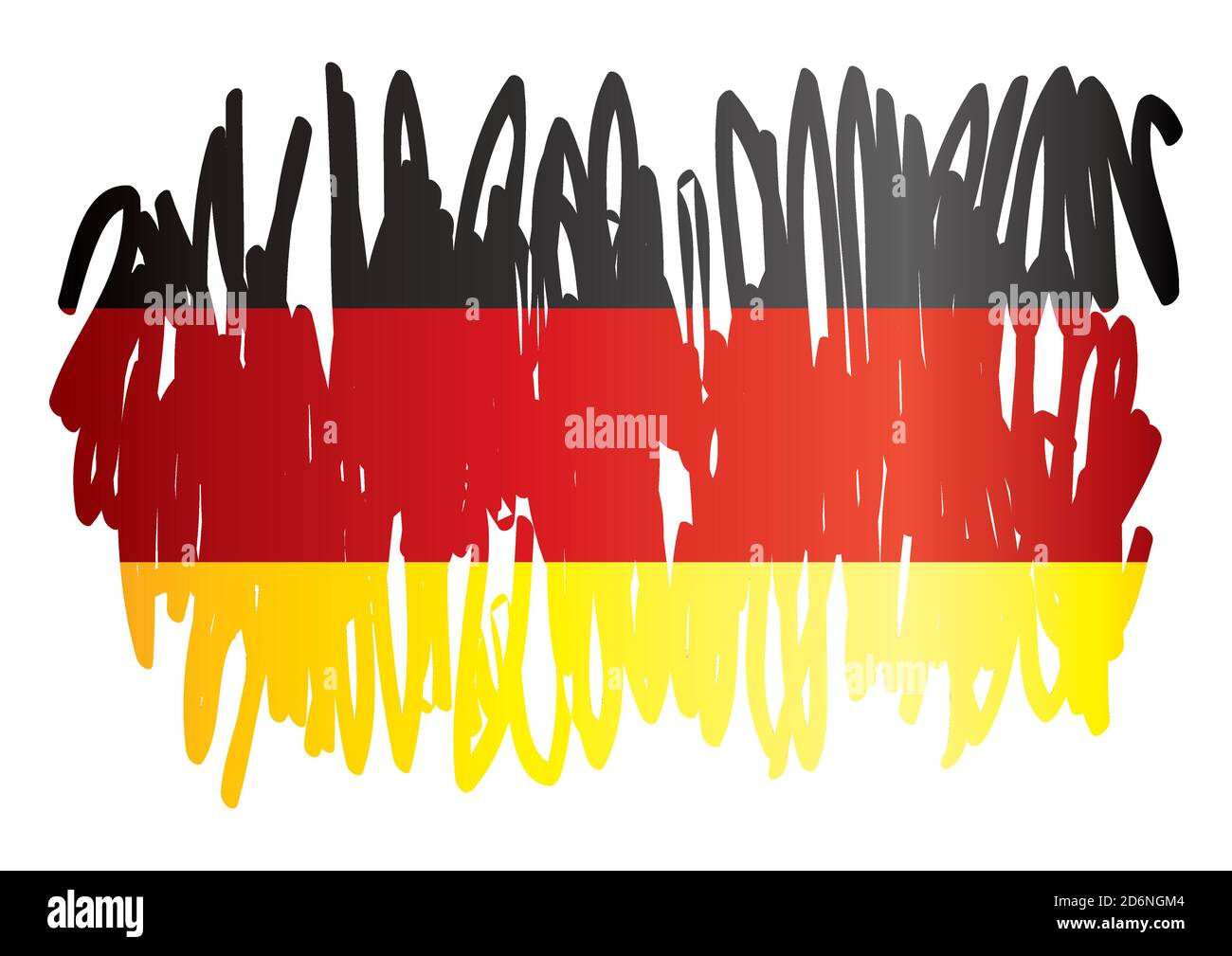 Flag of Germany, Federal Republic of Germany. Bright, colorful vector ...