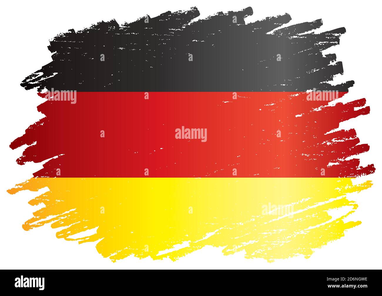 Flag of Germany, Federal Republic of Germany. Bright, colorful vector ...