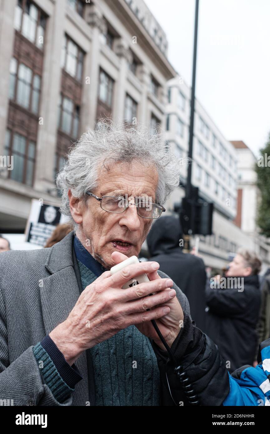Stand Up X With Piers Corbyn (Jeremy Corbyn's Brother) Rally in Central ...